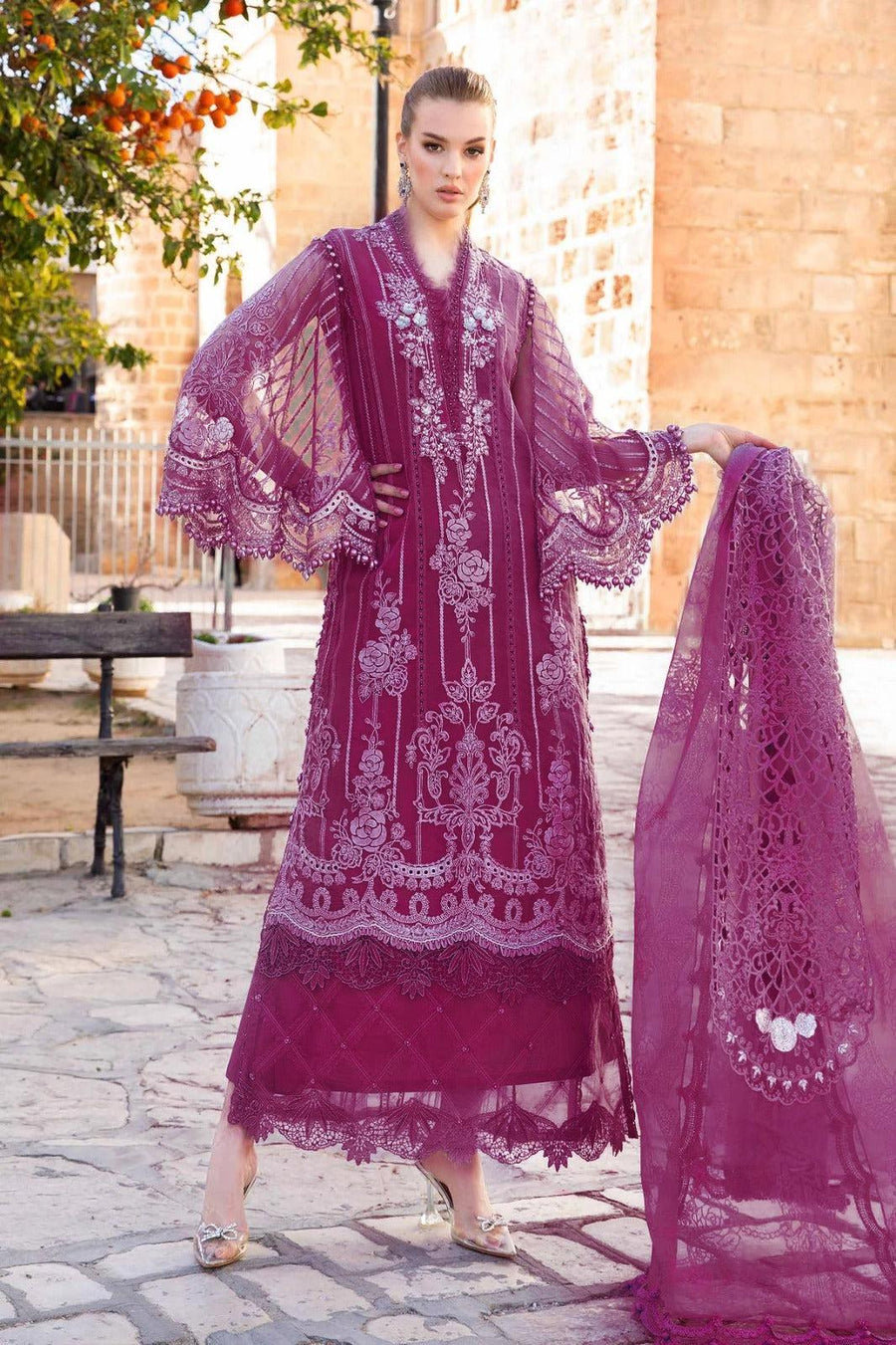 Maria B Cotton Suit - Elegant & Comfortable Everyday Wear – Replica Zone