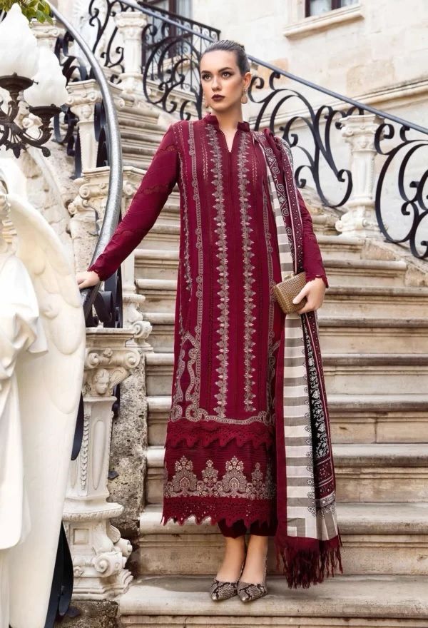 Maria B Lawn Suit - Exquisite Design Meets Premium Comfort – Replica Zone