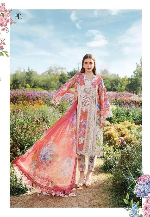 Maria B Lawn Suit - 100% Original & Premium Designer Wear – Replica Zone